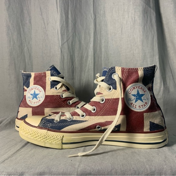 Converse | Shoes | Converse Chuck Taylor All Star Distressed Union Jack ...